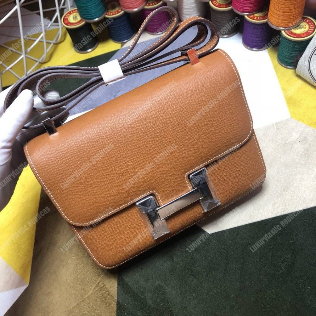Hermes Constance 24 Bag Epsom Gold Palladium-Hardware - LuxuryTastic ...